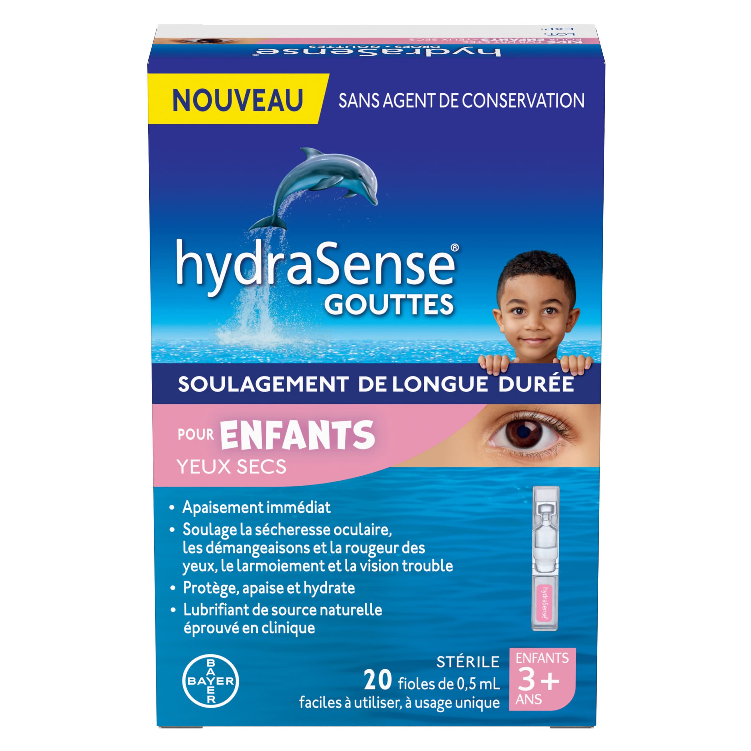 hydraSense® pour enfants – yeux secs : soulagement durable